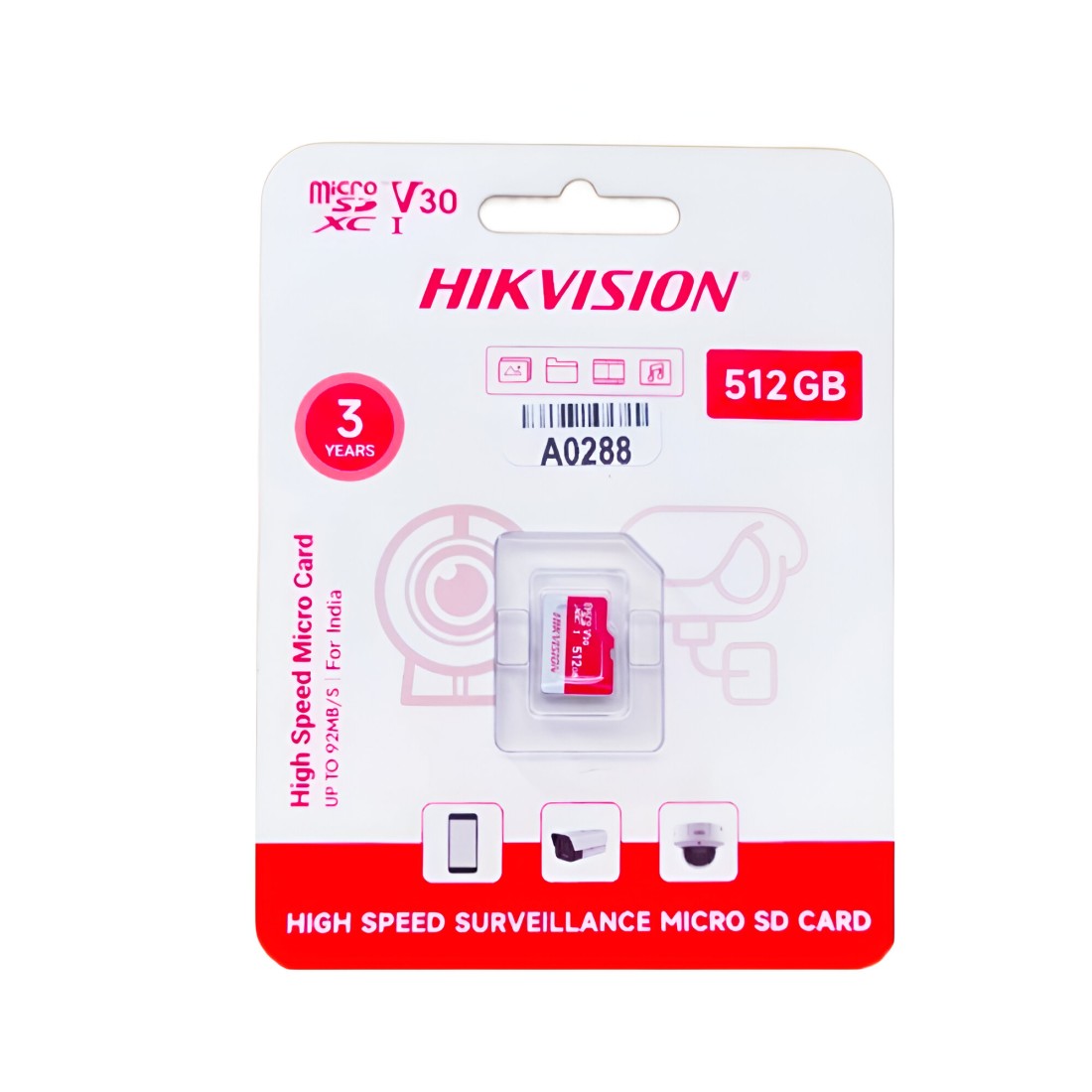 Hikvision 512GB Micro SD Card Class V30 | Mega Jaipur